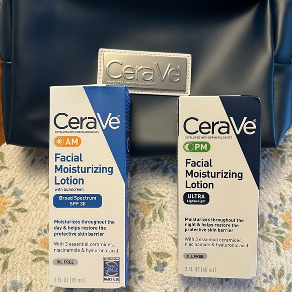 Cera Ve | Skincare | Cera Ve Facial Moisturizing Lotion Set Ampm With ...